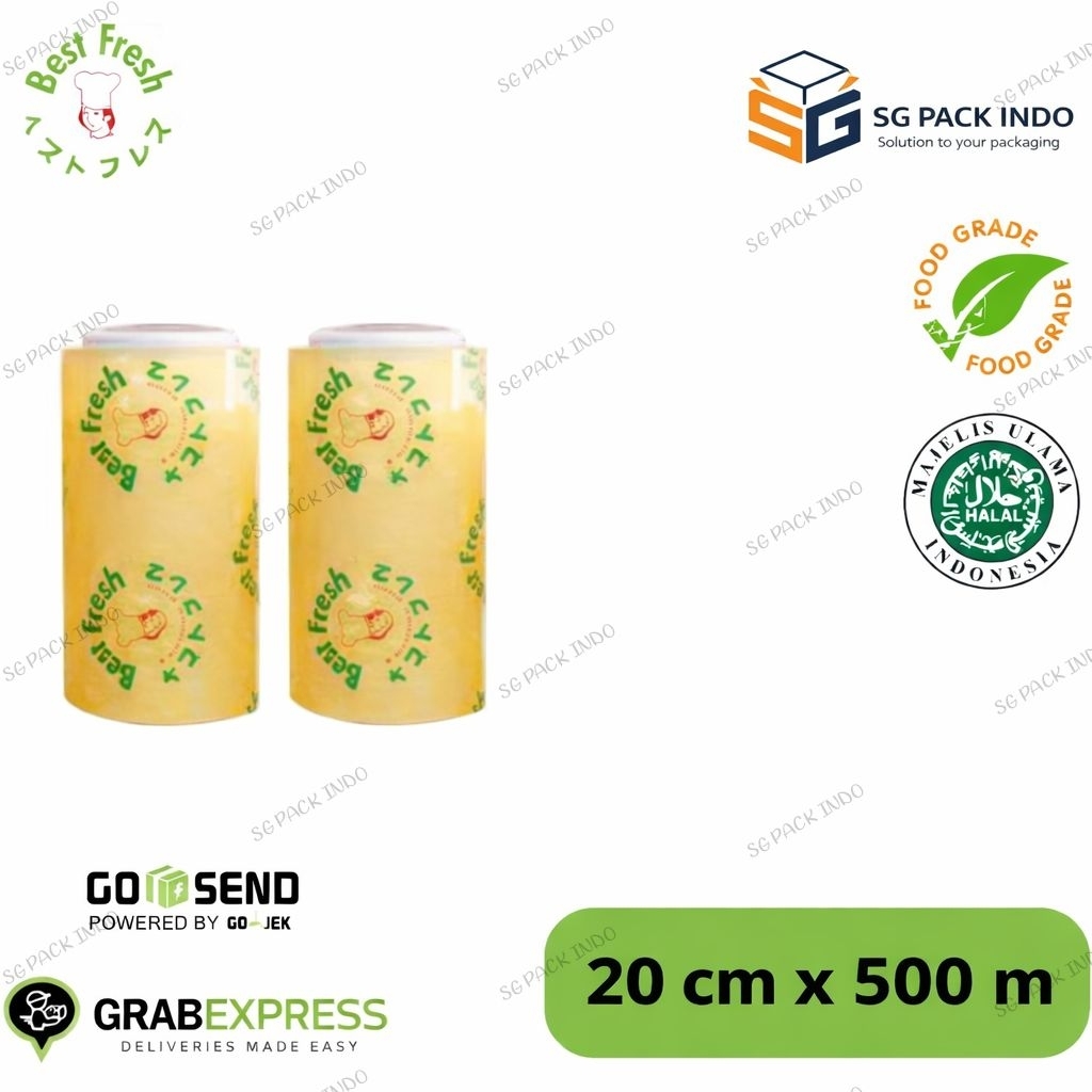 Jual Wrapping Food Grade BEST FRESH 20cm x 500m (ECERAN / 1roll ...