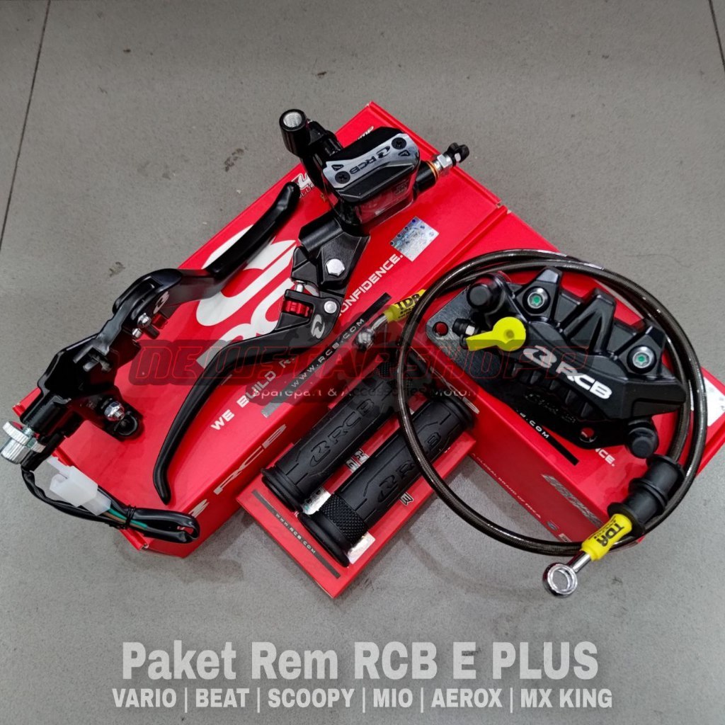 Jual Paketan Pengereman Master Rem RCB E2+ E3+ E4+ Plus 14MM/15MM ...