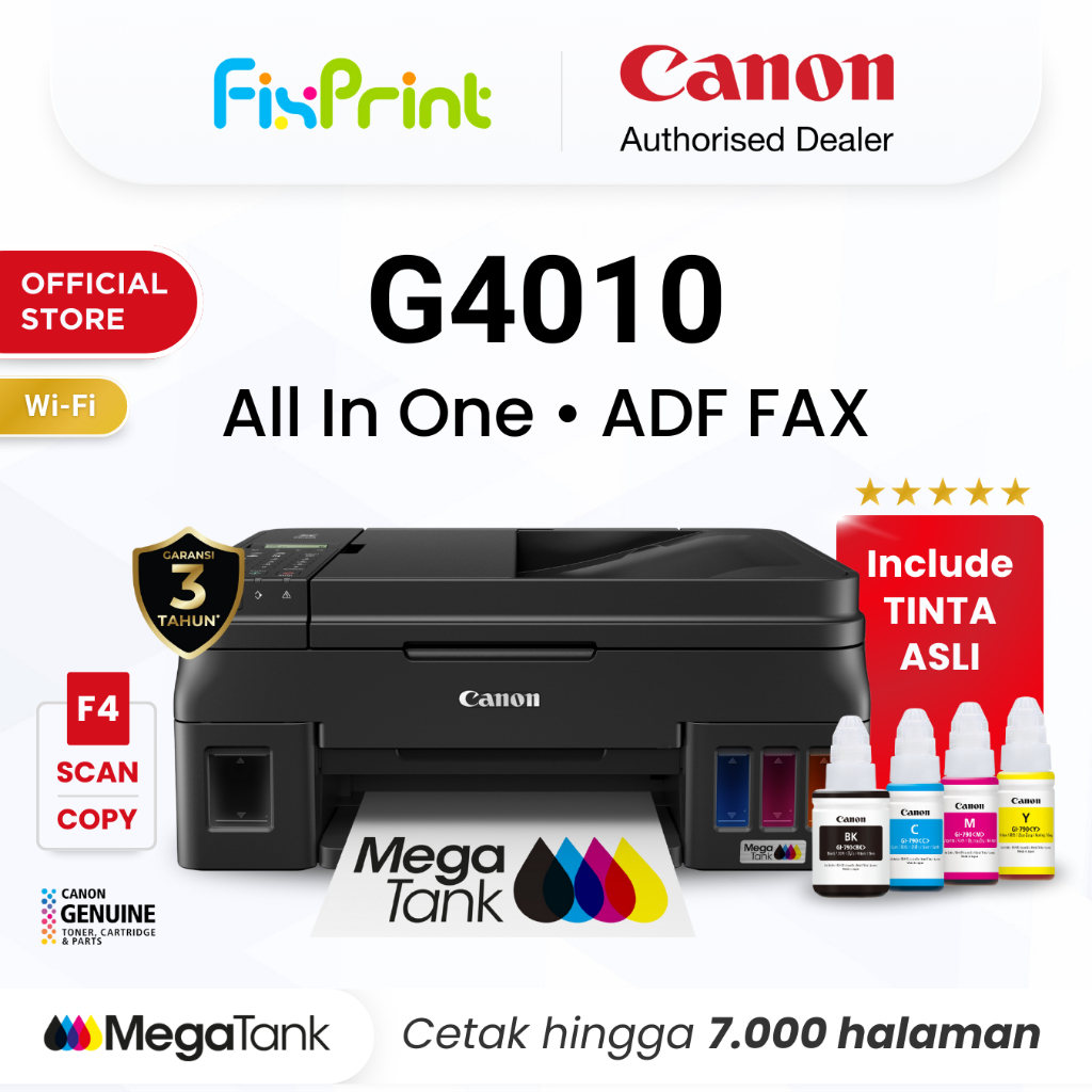Jual Printer F4 Wifi Canon G4010 - Ink Tank ADF FAX Wireless All In One ...
