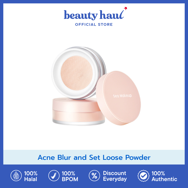 Jual SEA MAKEUP Acne Blur and Set Loose Powder | Shopee Indonesia
