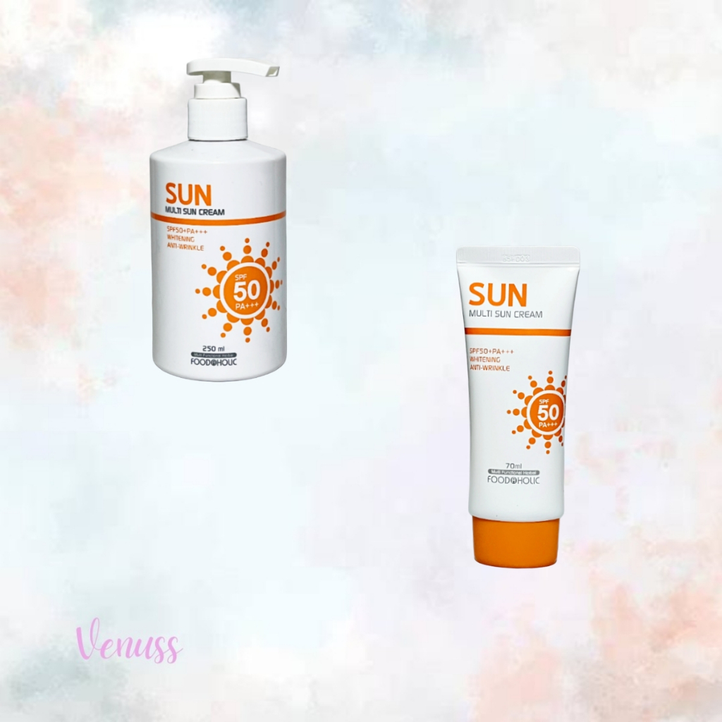 Jual FOODAHOLIC Multi Sun Cream SPF50+PA+++ 70ml | FOODAHOLIC sun multi ...