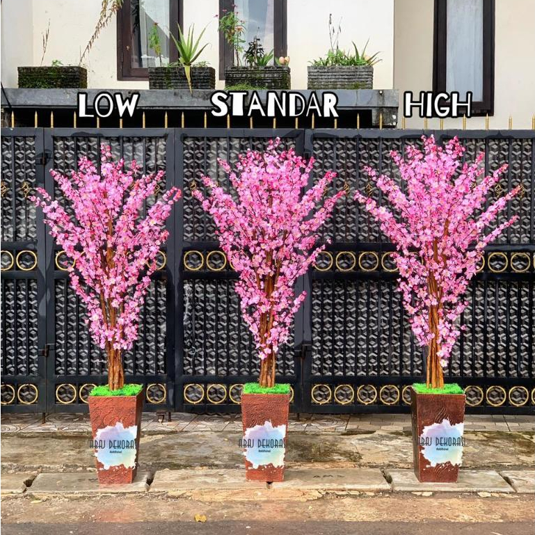 Jual pohon sakura imlek 170cm natal meihua sincia artificial plastik ...