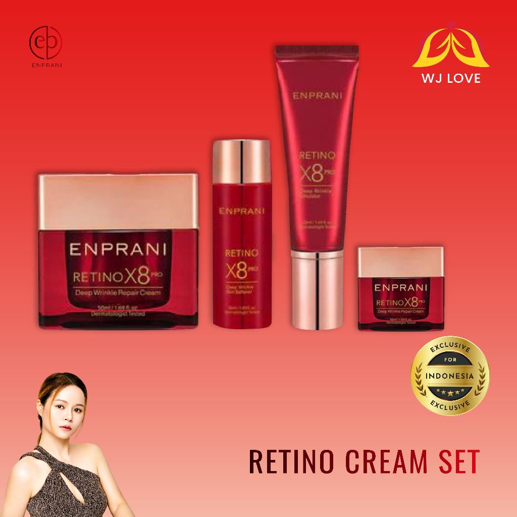 Jual ENPRANI Retino X8 Pro Deep Wrinkle Repair Cream | Pelembab Anti ...