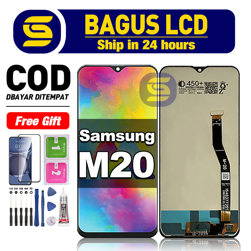 Jual LCD SAMSUNG M20 Fullset hp layar Touchscreen untuk Glass Touch ...