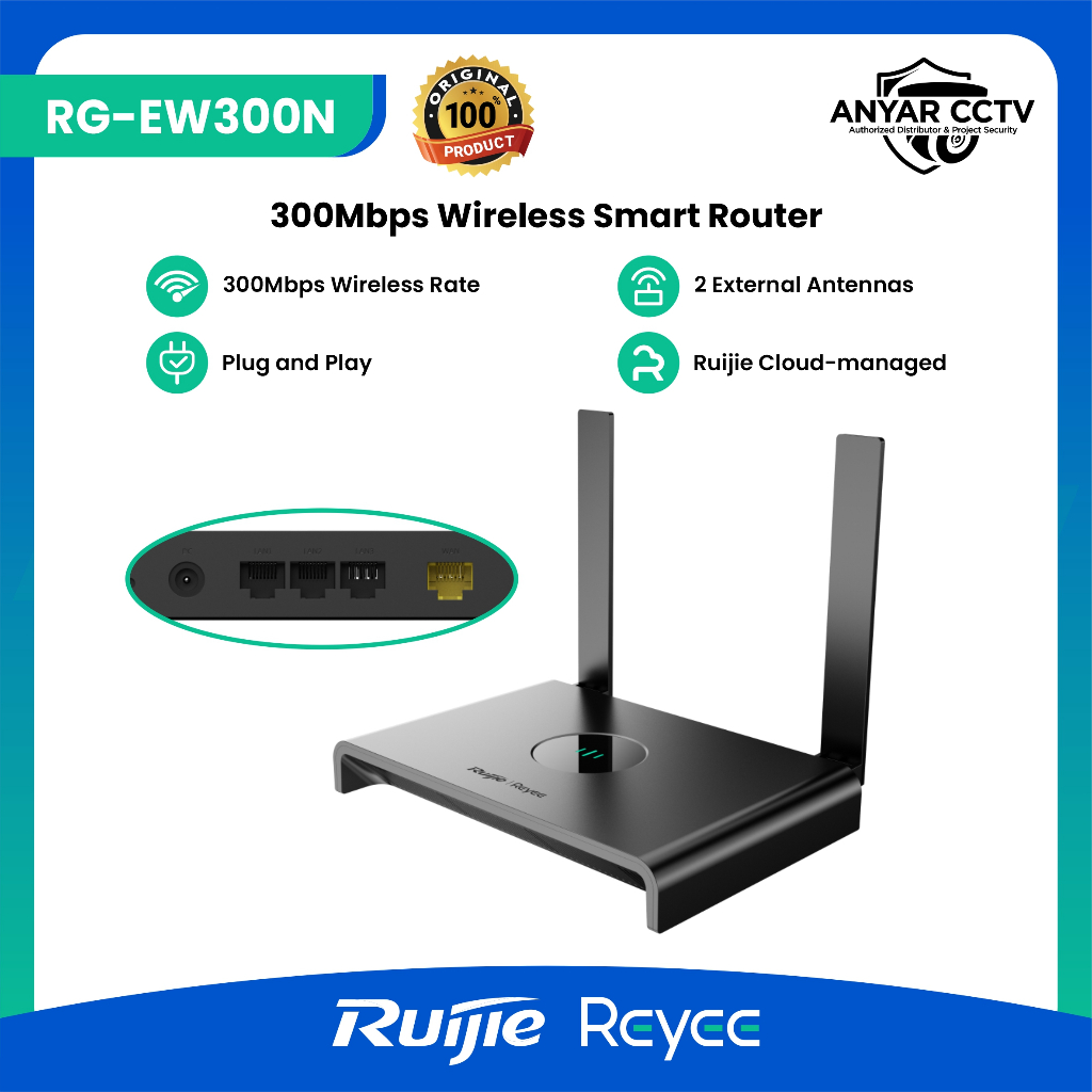 Jual Ruijie RG-EW300N 300Mbps Wireless Smart Router | Shopee Indonesia