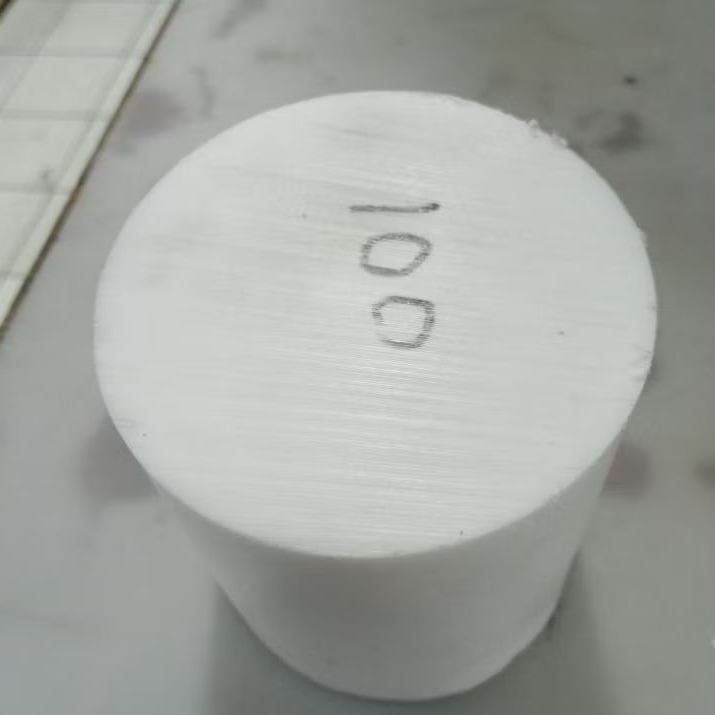 Jual Teflon AS PTFE Potongan 100mm x 500mm / Teflon As Rod Batangan ...