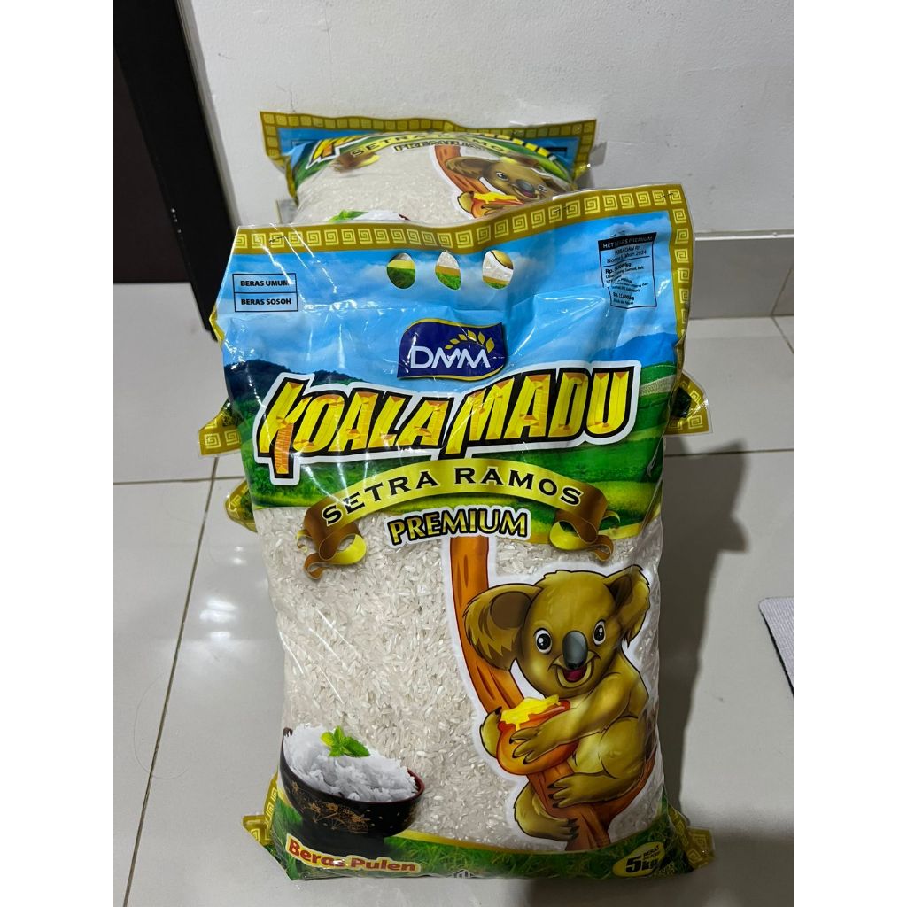 Jual BERAS KOALA MADU BERAS SETRA RAMOS 5 KG | Shopee Indonesia