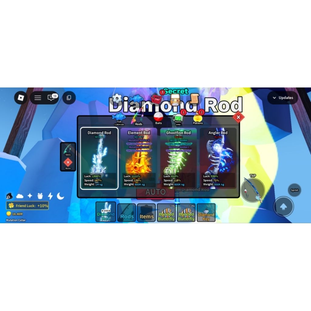 Jual AKUN FISH IT DIAMOND ROD | Shopee Indonesia