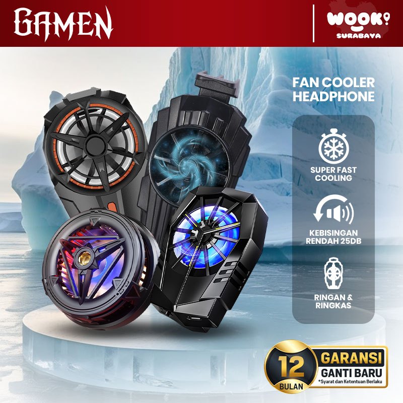 Jual GAMEN Fan Cooler Mobile Phone Pendingin HP Super Cooling Fan ...