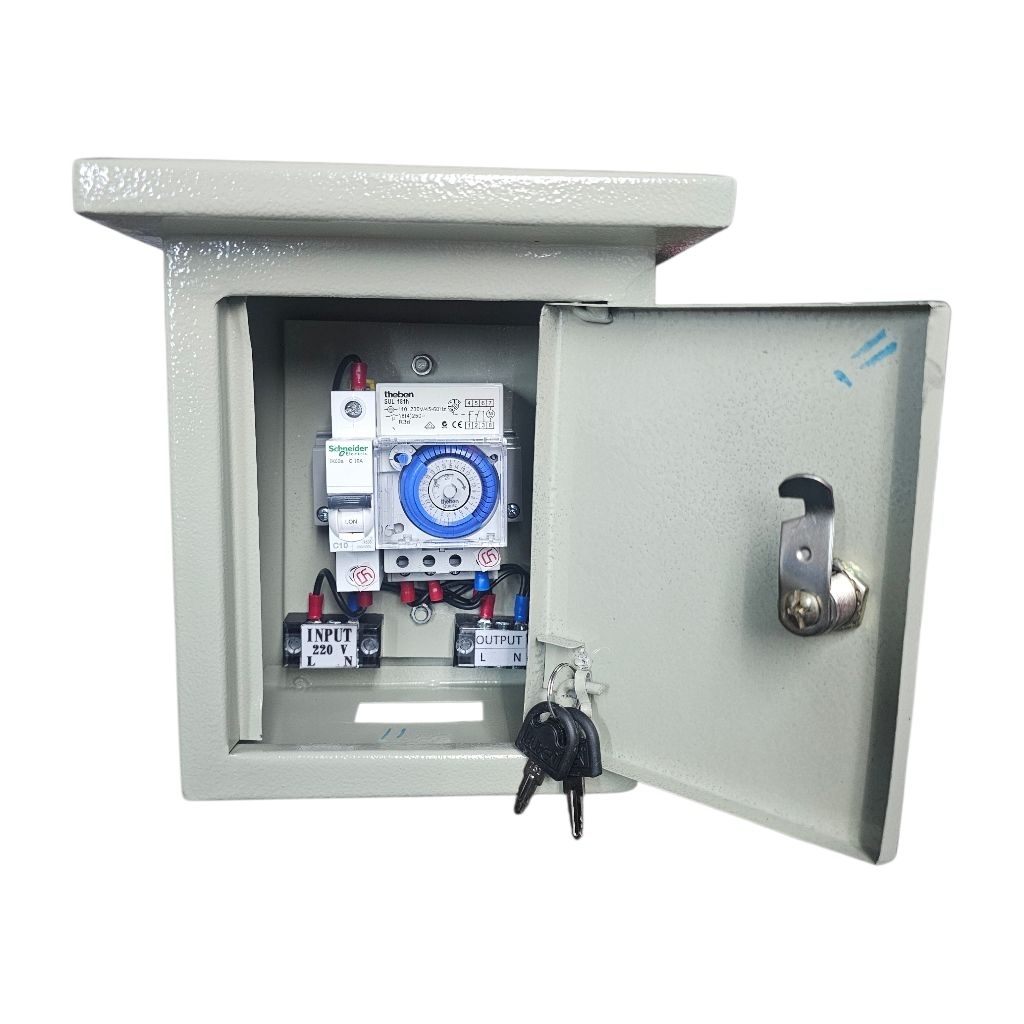 Jual panel timer lampu outdor topi timer theben sul181h | Shopee Indonesia