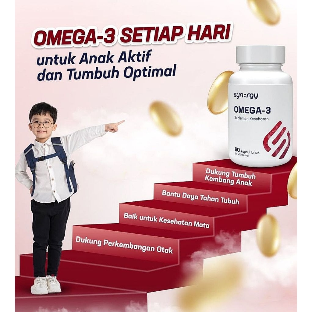 Jual OMEGA 3 dari Synergy dijamin Resmi dan Original 100% USA | Shopee ...
