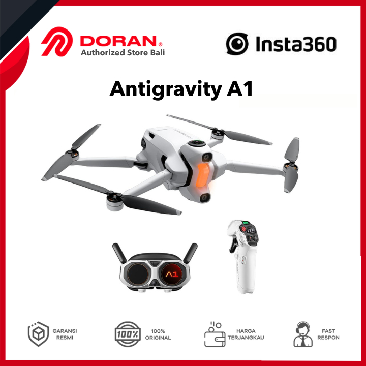Jual Insta360 Antigravity A1 Drone 360 8K UltraHD Invisible Drone Insta ...