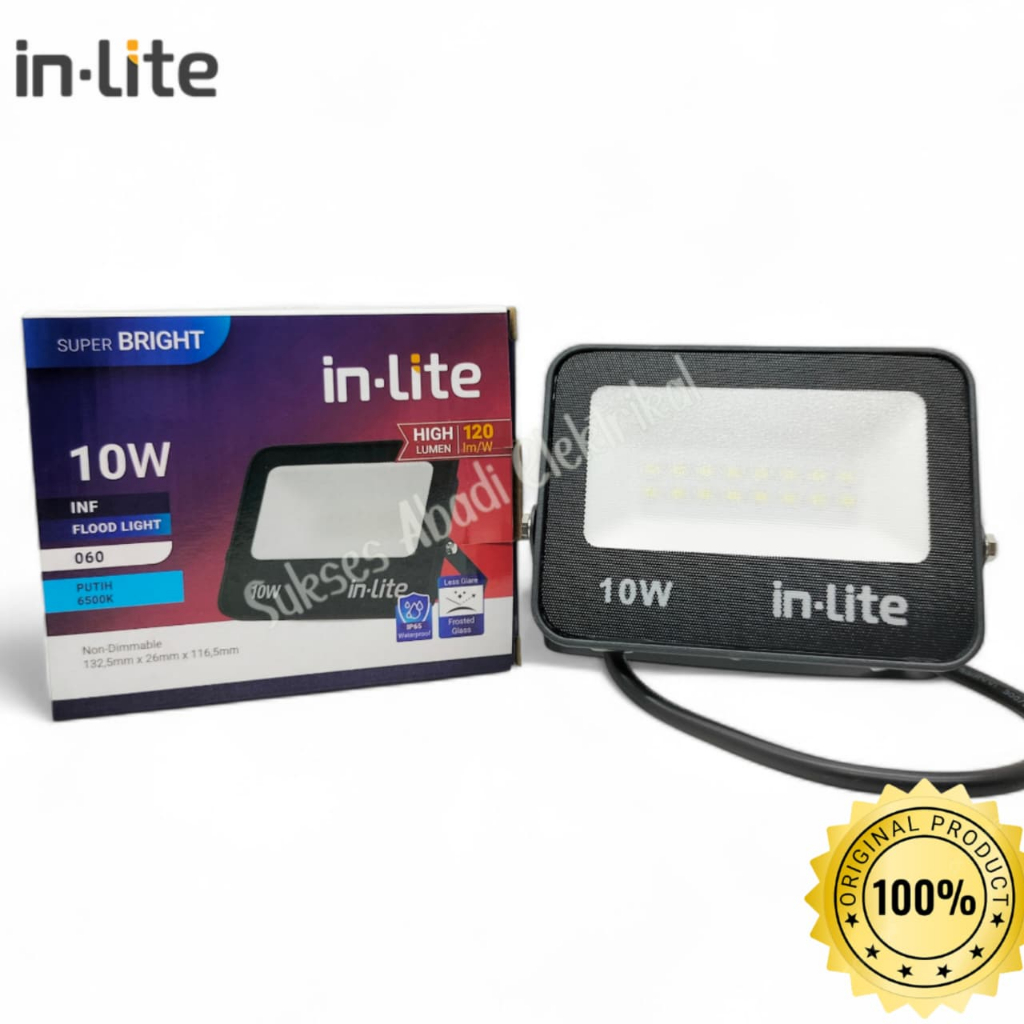 Jual Lampu Sorot LED Inlite INF060 10 Watt BER-GARANSI Floodlight In ...