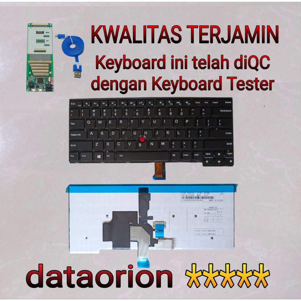 Jual Keyboard E440 6 baut for Laptop Lenovo Thinkpad E431 E440 E455 ...