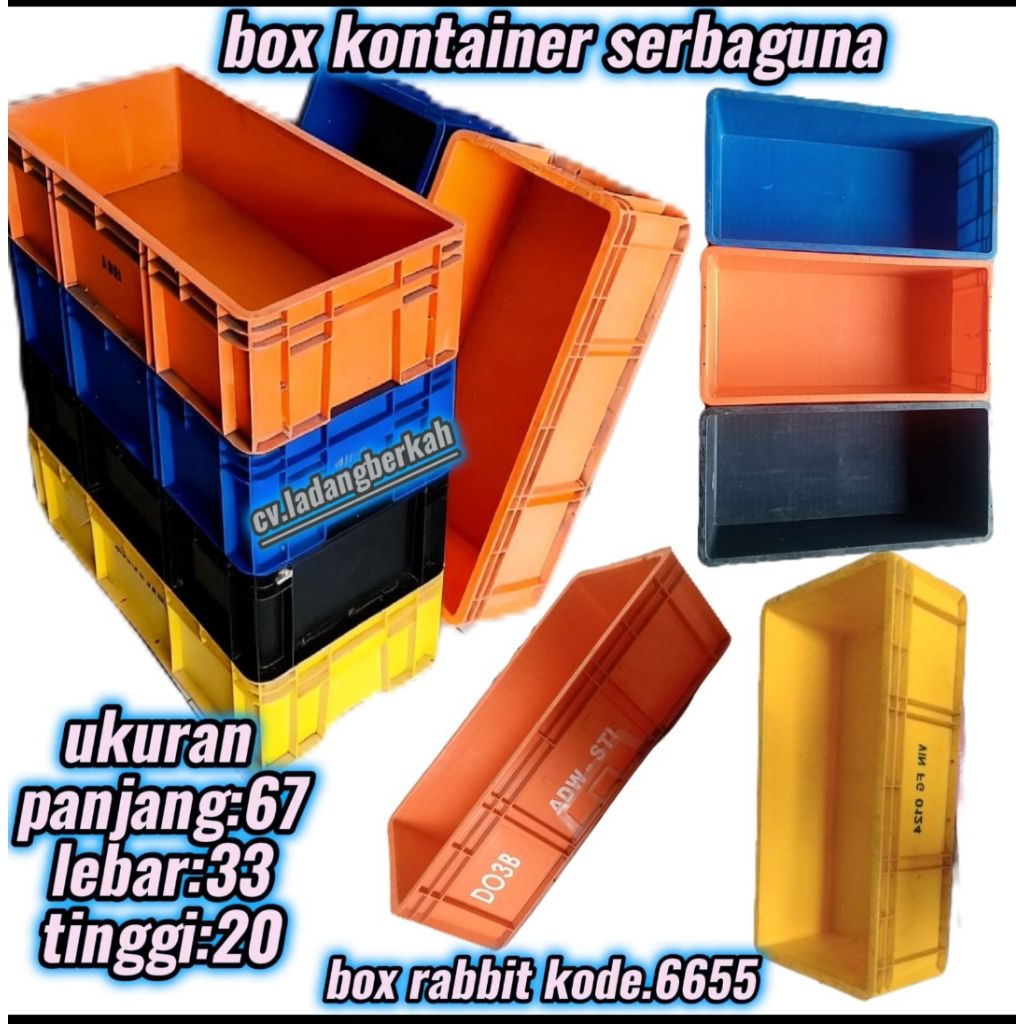 Jual box container tipe 6655 tambalan rapet anti bocor UK 67x33x20 ...