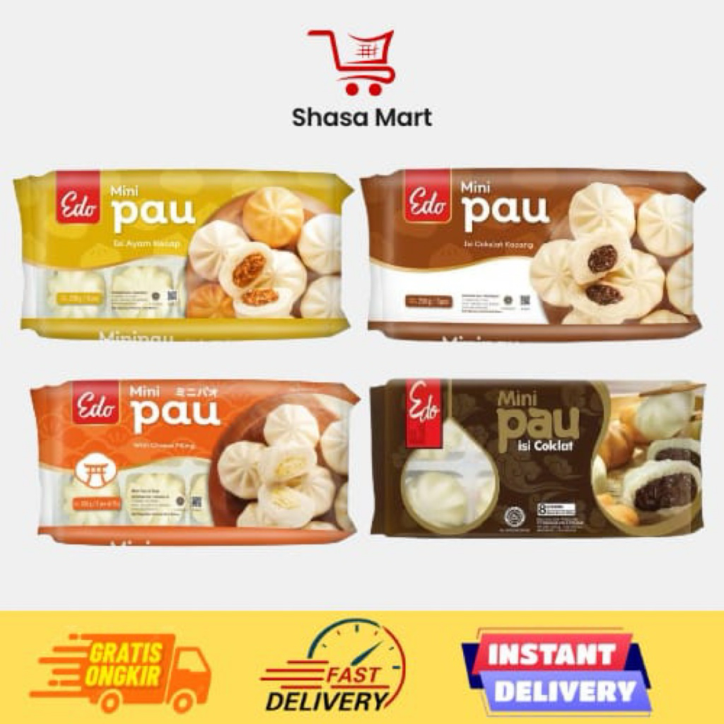 Jual EDO Mini Pau 200gr Bakpao Mini Aneka Rasa | Shopee Indonesia