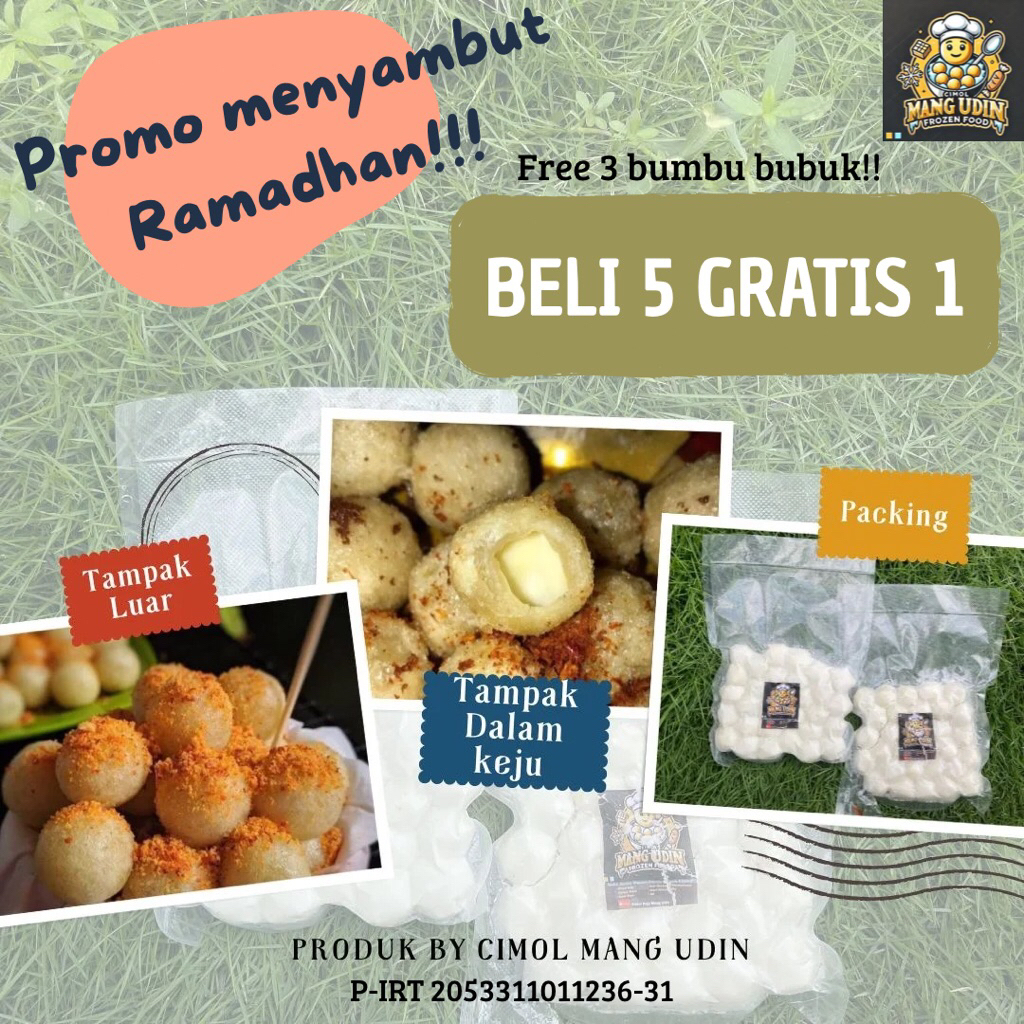 Jual Cimol Isi Keju (Isi 30) Free Bumbu Bubuk Aida, Atom Dan Balado ...