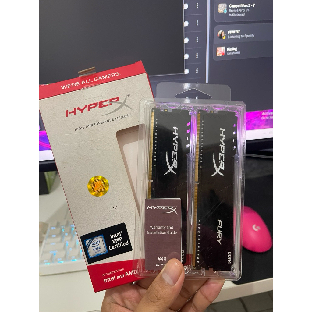 Jual RAM DDR4 Hyper X dan TForce 3200mhz | Shopee Indonesia