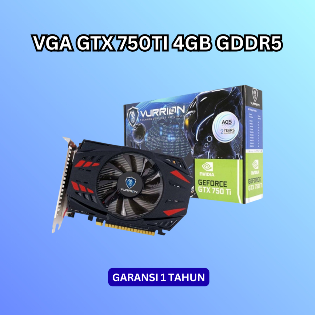 Jual VGA GTX 750 Ti 4GB GDDR5 Gaming Graphics Card | Shopee Indonesia