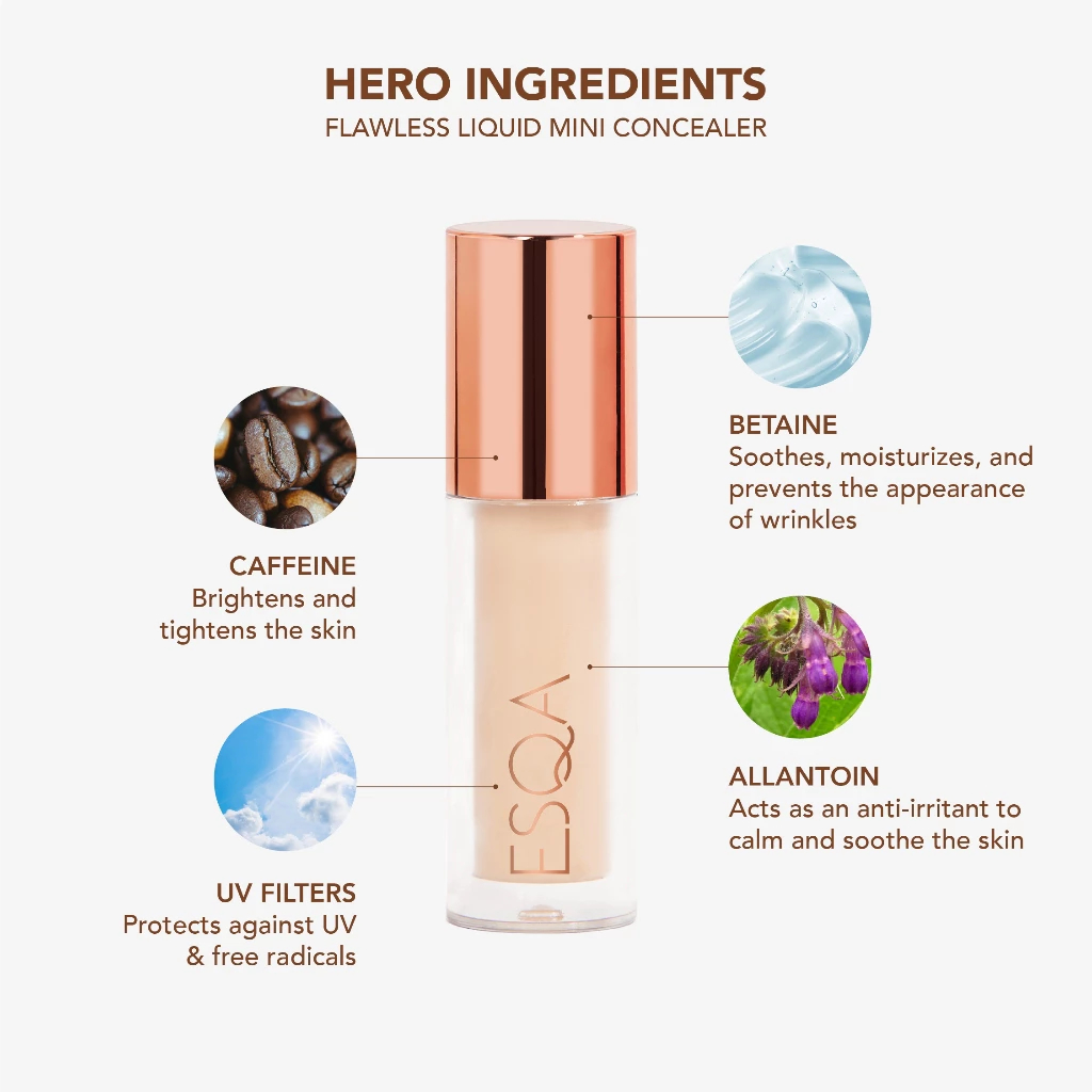 Jual ESQA Flawless Liquid Concealer (mini) | Shopee Indonesia
