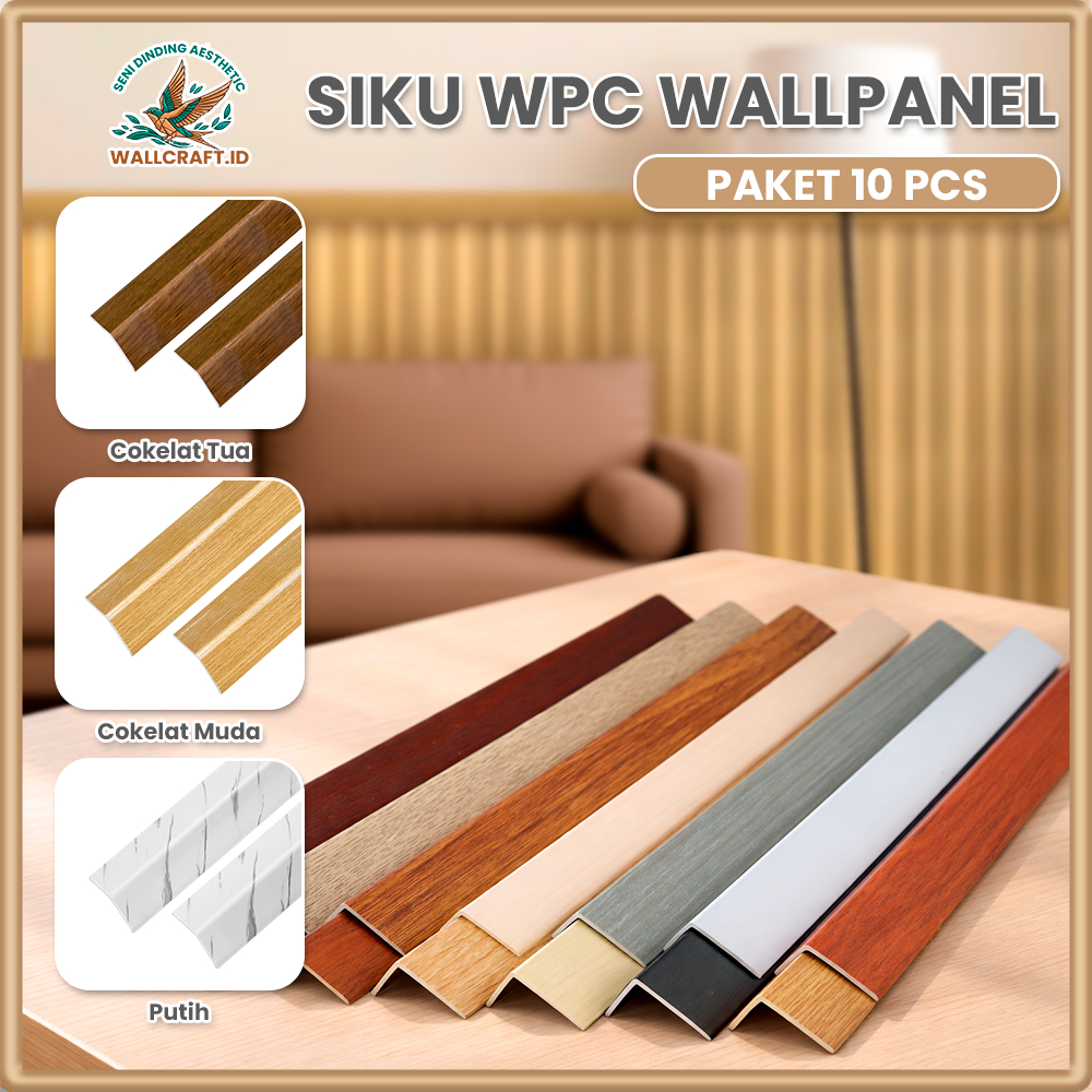 Jual 10 BATANG List Siku L WPC 290cm Motif Kayu Penutup Panel | Shopee ...