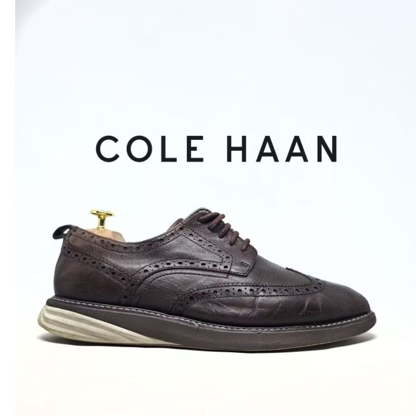 Jual Sepatu COLE HAAN Brogue Wingtips Kasual Formal Size 43'5 Kulit ...
