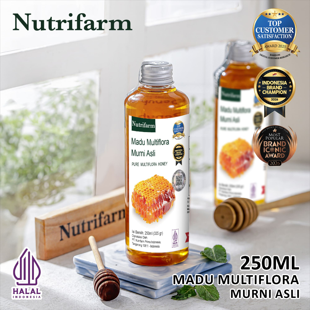 Jual Nutrifarm Madu Multiflora 250 ml | Shopee Indonesia