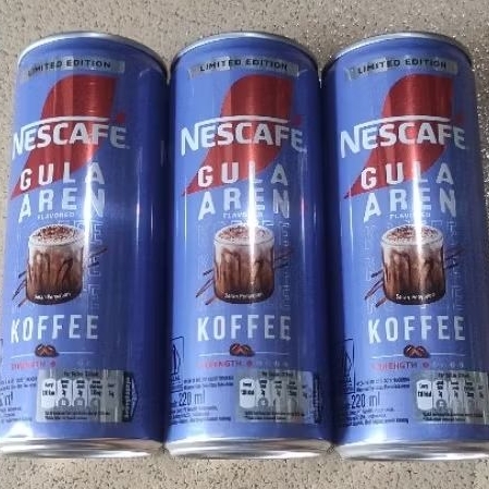 Jual Nescafe Kopi Rasa Gula Aren Kaleng 220 ml | Shopee Indonesia