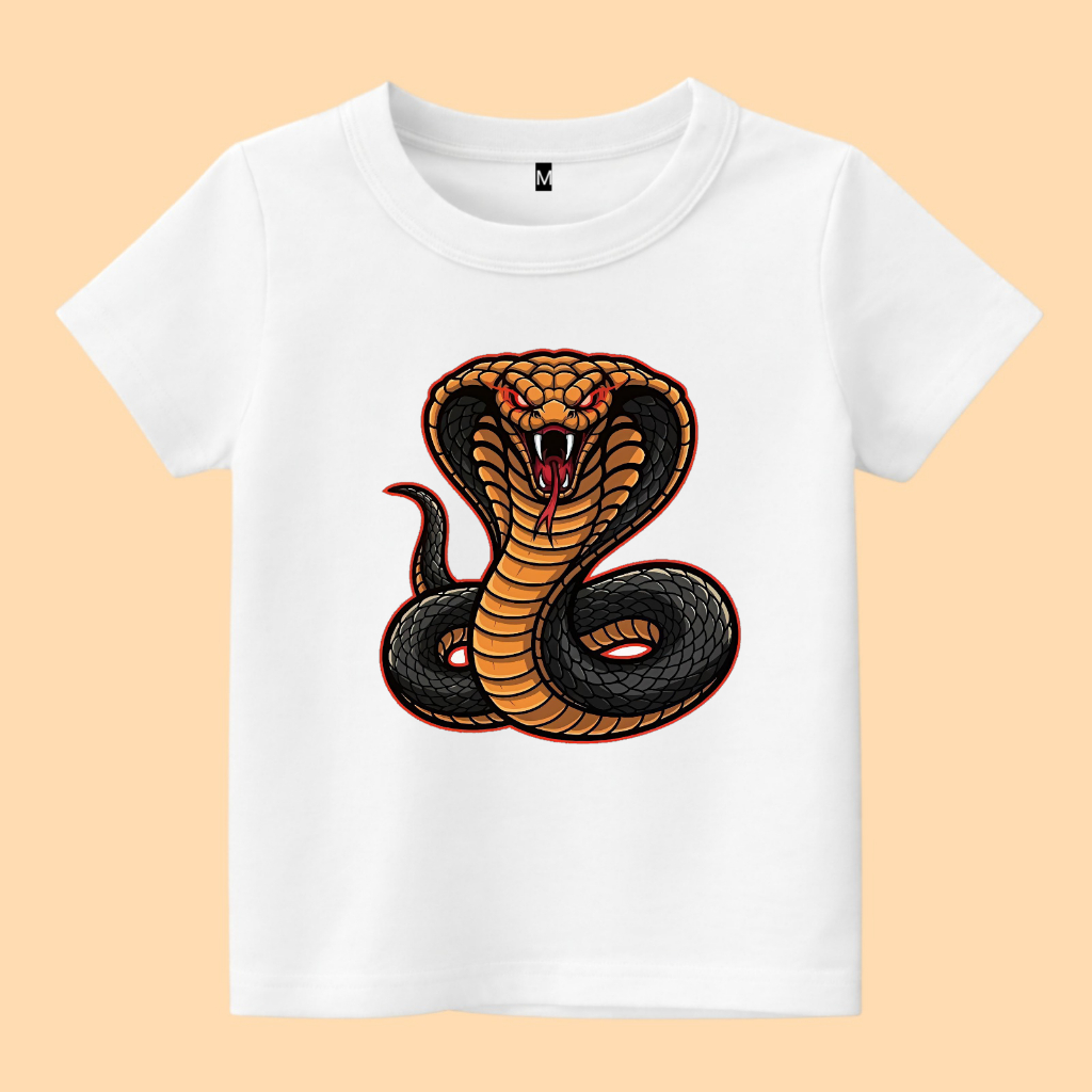 Jual Baju kaos anak gambar ular kobra | Shopee Indonesia