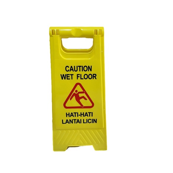 Jual Rambu Plang caution WET FLOOR awas lantai licin basah kokoh ...