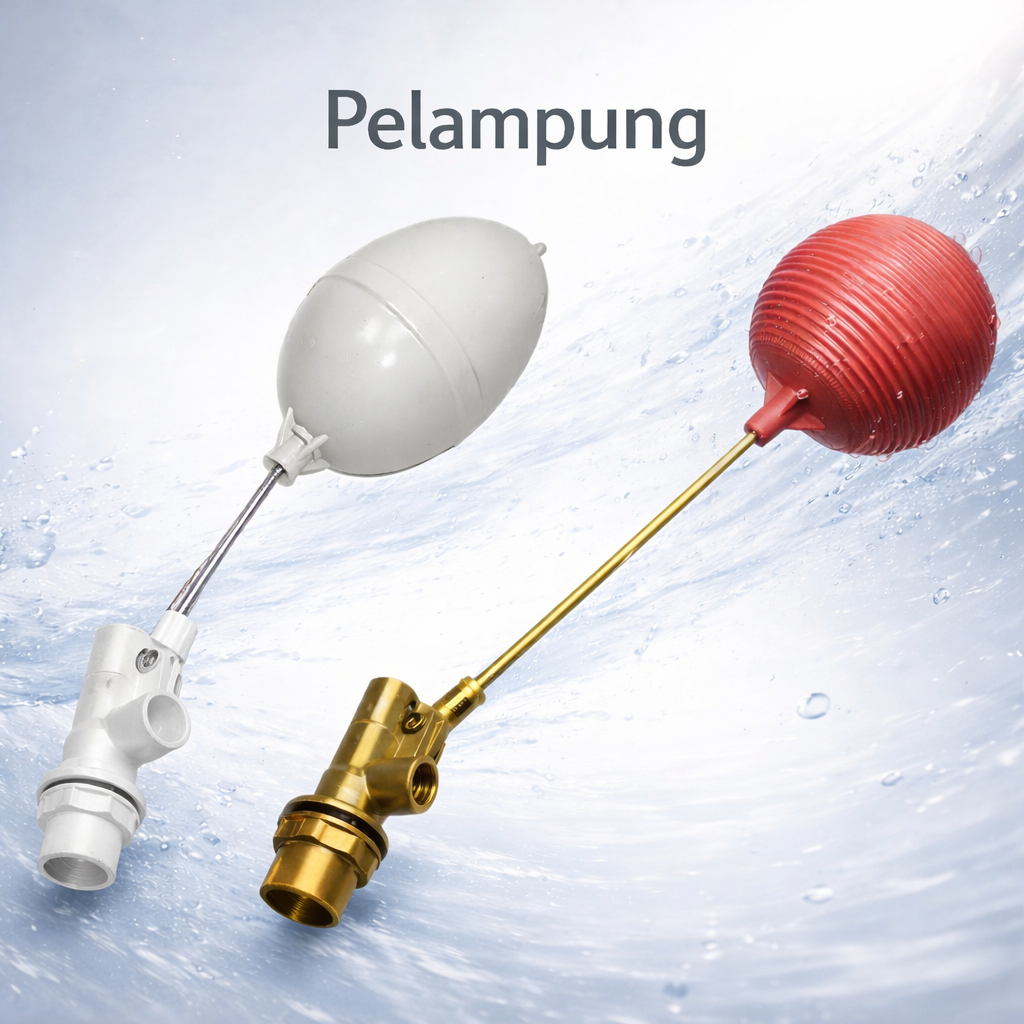 Jual Pelampung Air PVC 1/2 & 3/4 Inch – Otomatis Stop Air Penuh – Kuat ...