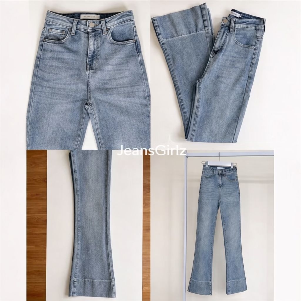 Jual Jennie Highwaist Cutbray Jeans Lipat Lebar Premium Cutbray Jeans ...