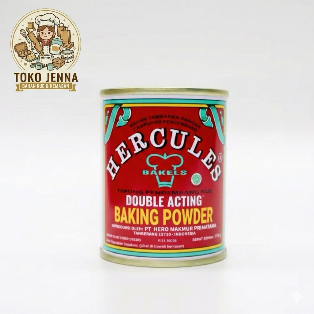 Jual Baking Powder Hercules Double Acting 110gr - Pengembang Makanan ...