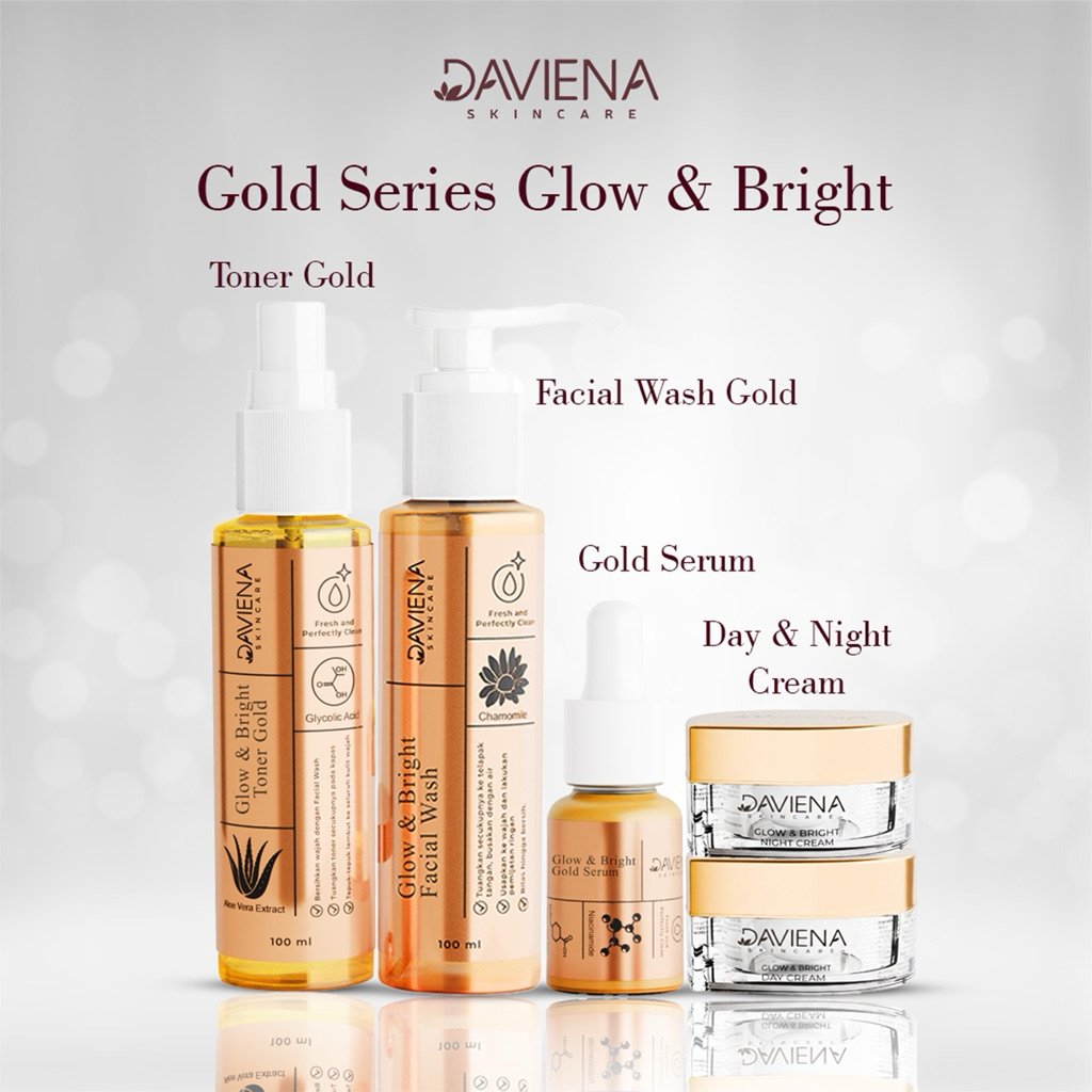Jual paket gold series daviena skincare | Shopee Indonesia
