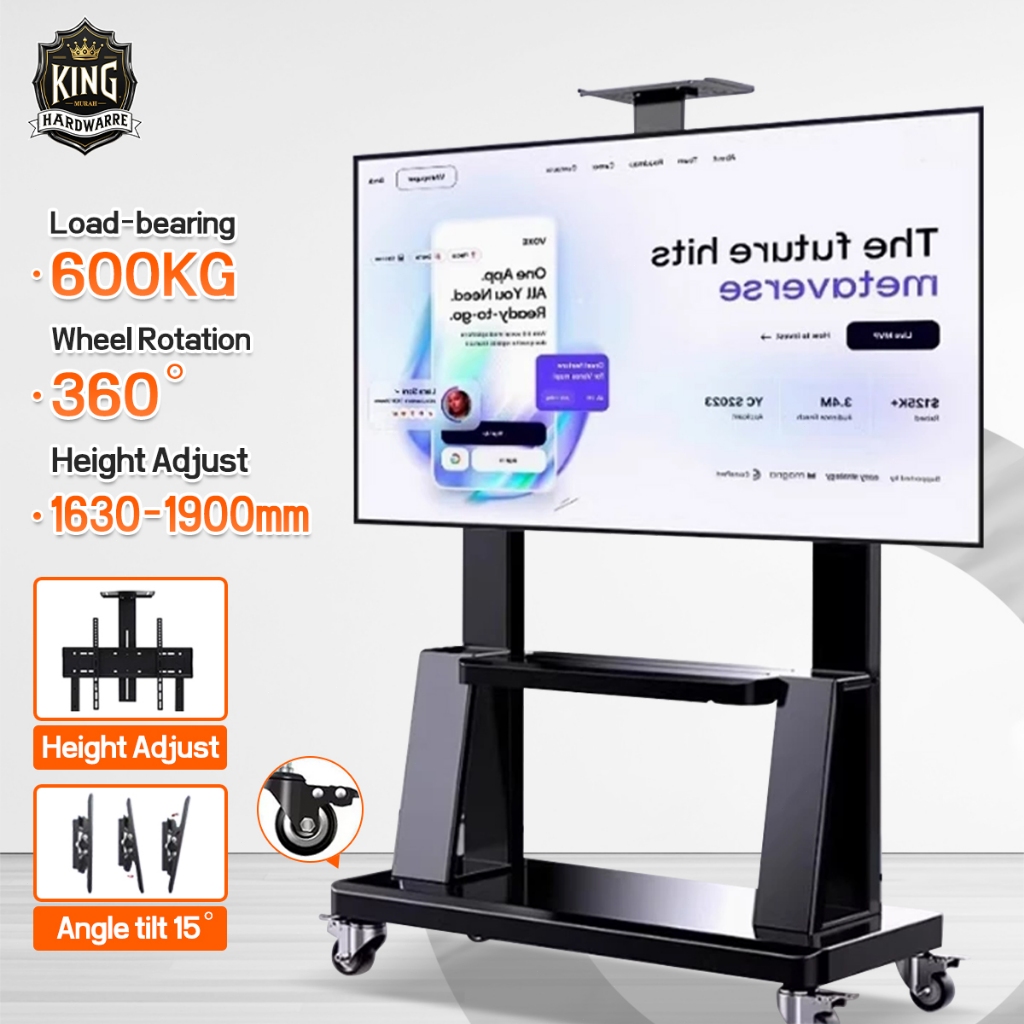 Jual King Bergerak Bracket Standing tv 32-85 Inch TV Berdiri Stand ...