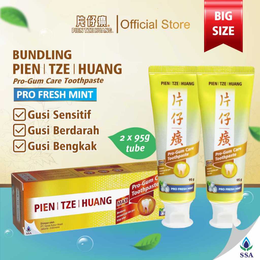 Jual BUNDLING PIEN TZE HUANG Pro-Gum Care Toothpaste 2 pcs Pro Fresh ...