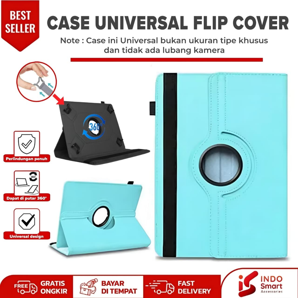 Jual Itel VistaTab 10 / Case itel Vista Tab 10 - 10.1 inch Rotary ...
