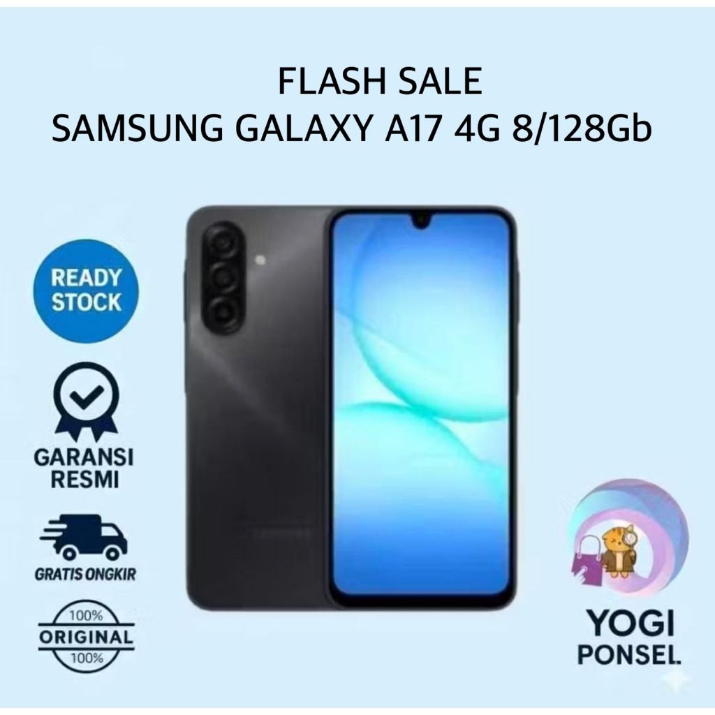 Jual Flash Sale Samsung Galaxy A17 4G 8/128Gb Black Garansi Resmi ...
