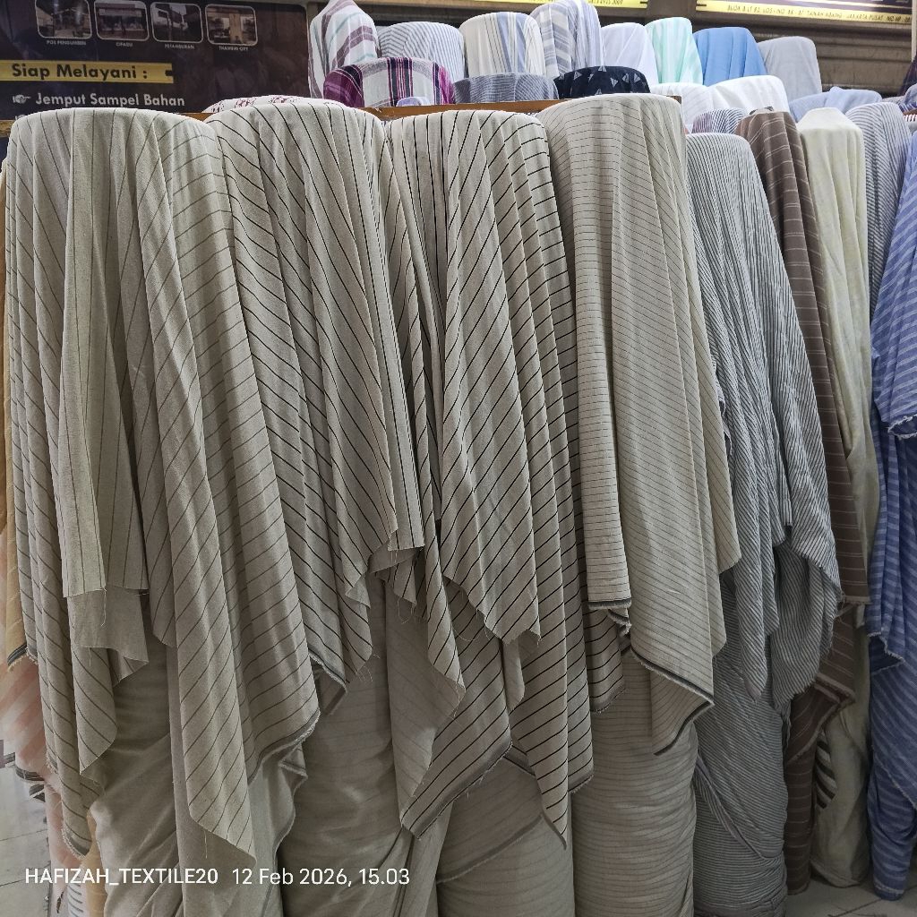 Jual LINEN GARIS/LINEN SALUR LINEN - KAIN GARIS GARIS (harga tertera ...