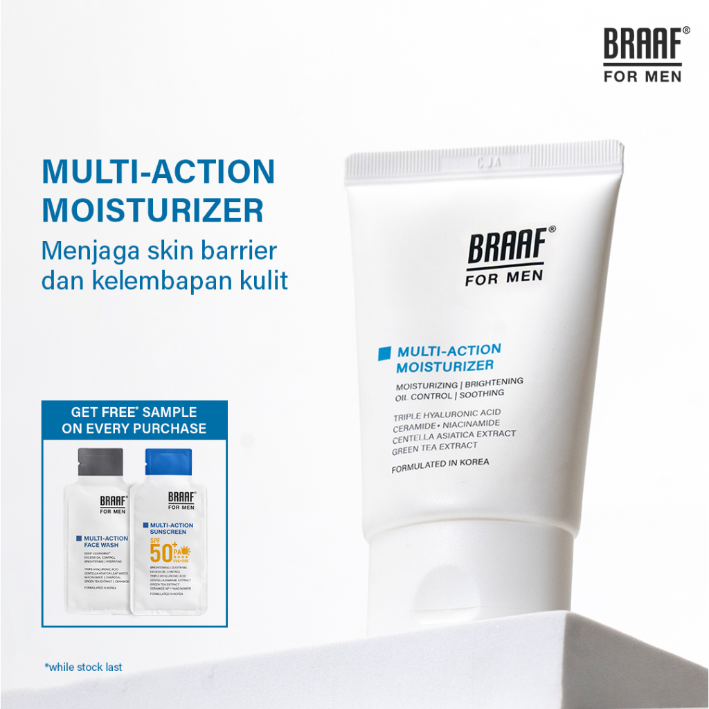 Jual BRAAF For Men Multi-Action Moisturizer 50g Perawatan Wajah Pria ...