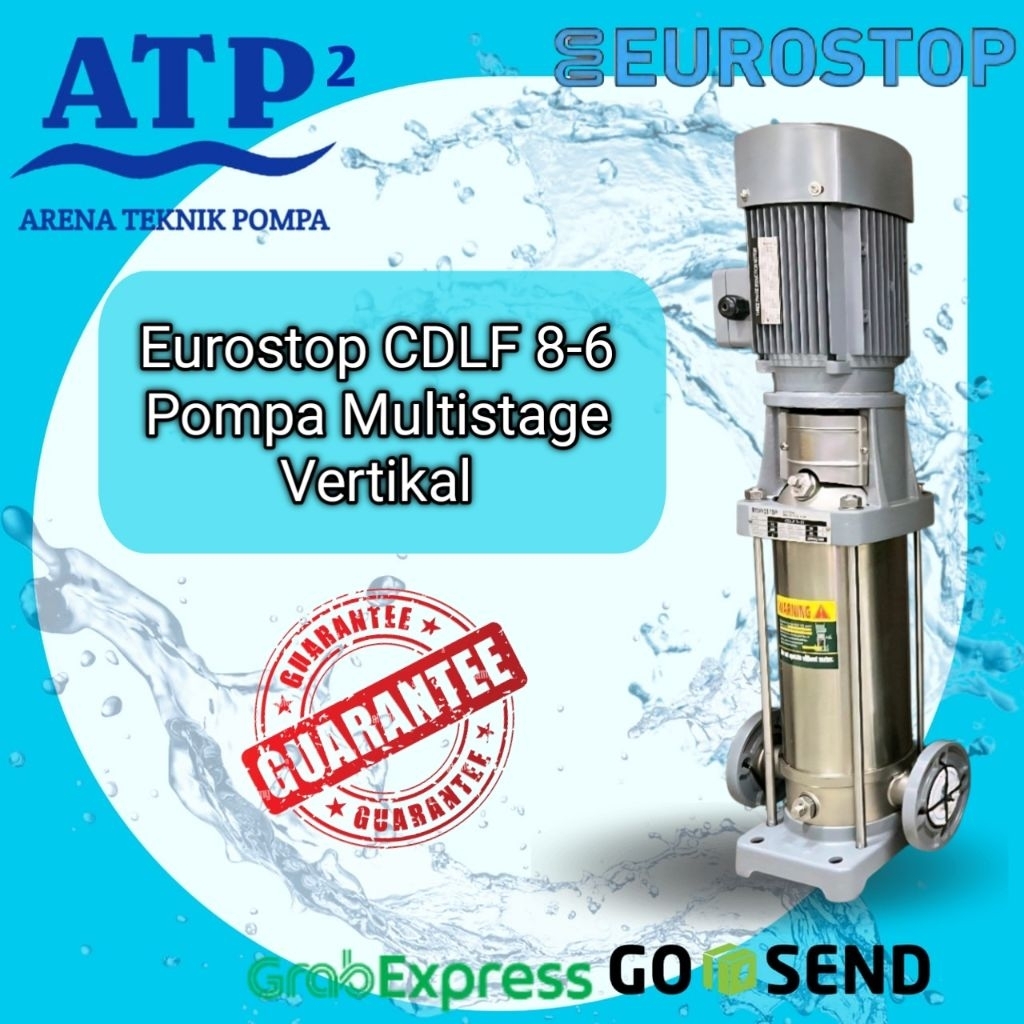 Jual EUROSTOP Type CDLF 8-6 Pompa Vertical Multistage Pompa Booster ...