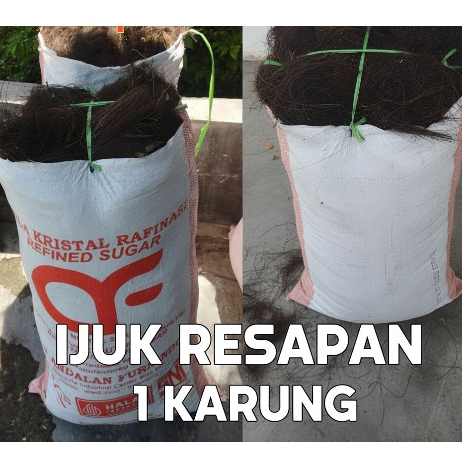 Jual 1 Karung Ijuk Resapan Air , Ijuk Resapan Saringan Filter Air ...