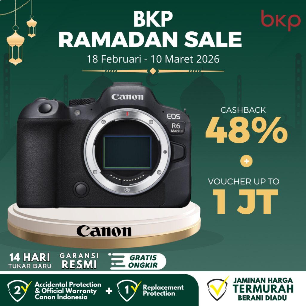Jual Canon EOS R6 II Mirrorless Camera | Shopee Indonesia