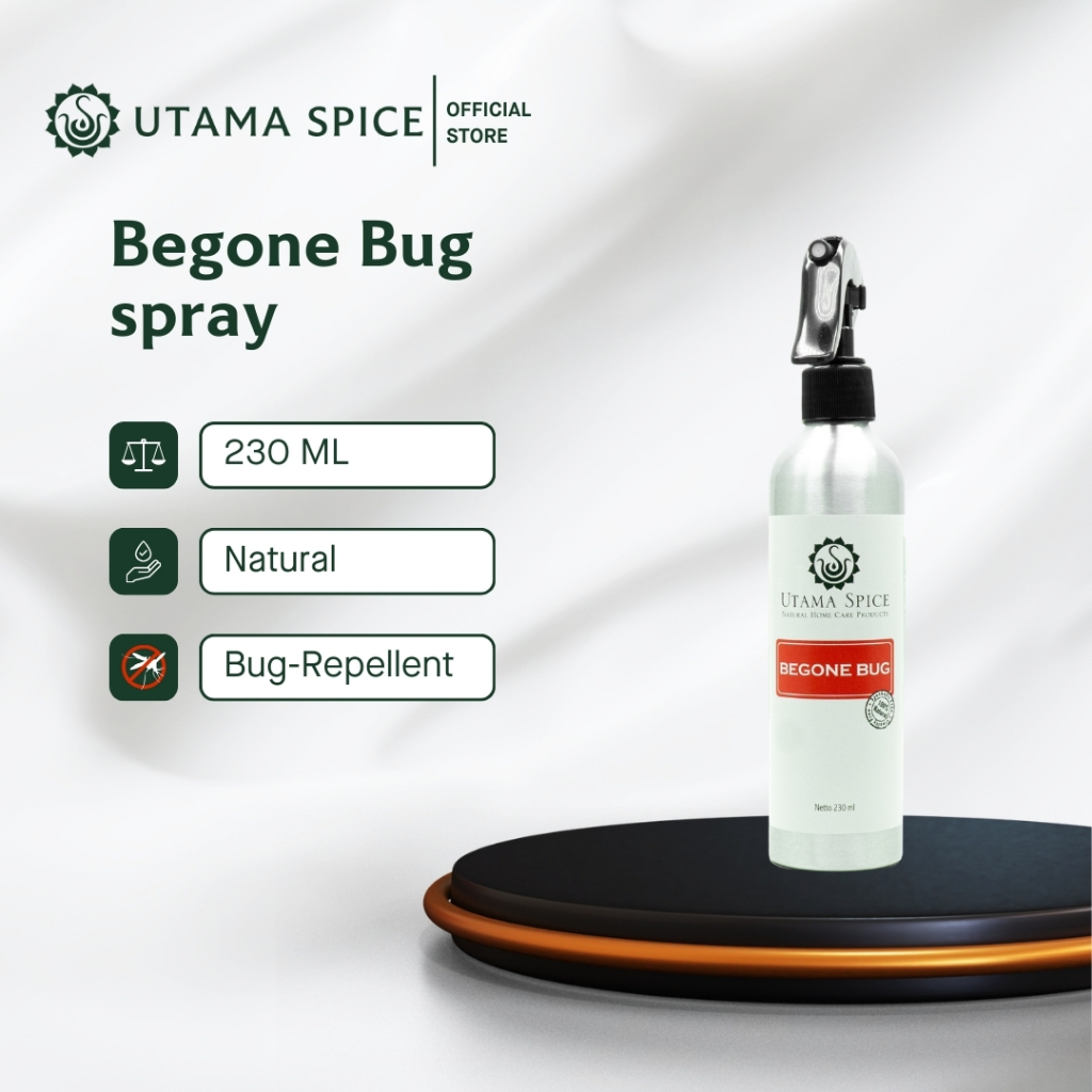 Jual Utama Spice Begone Bug Spray 230ml Aluminium | Shopee Indonesia
