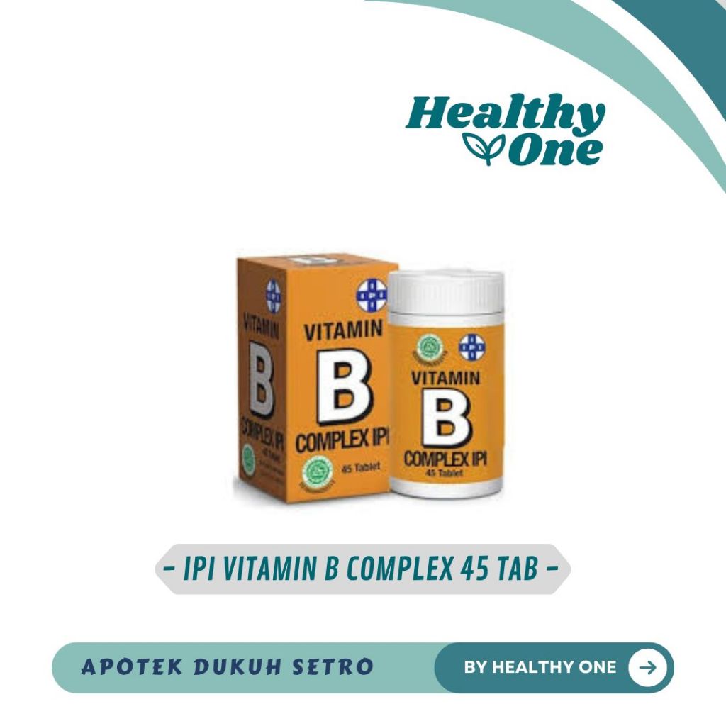 Jual IPI VITAMIN B COMPLEX 45 TAB | Shopee Indonesia