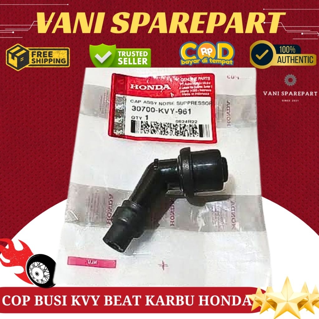 Jual Cop Busi Tutup Busi Beat Scoopy Spacy Karbu KVY Original Honda ...