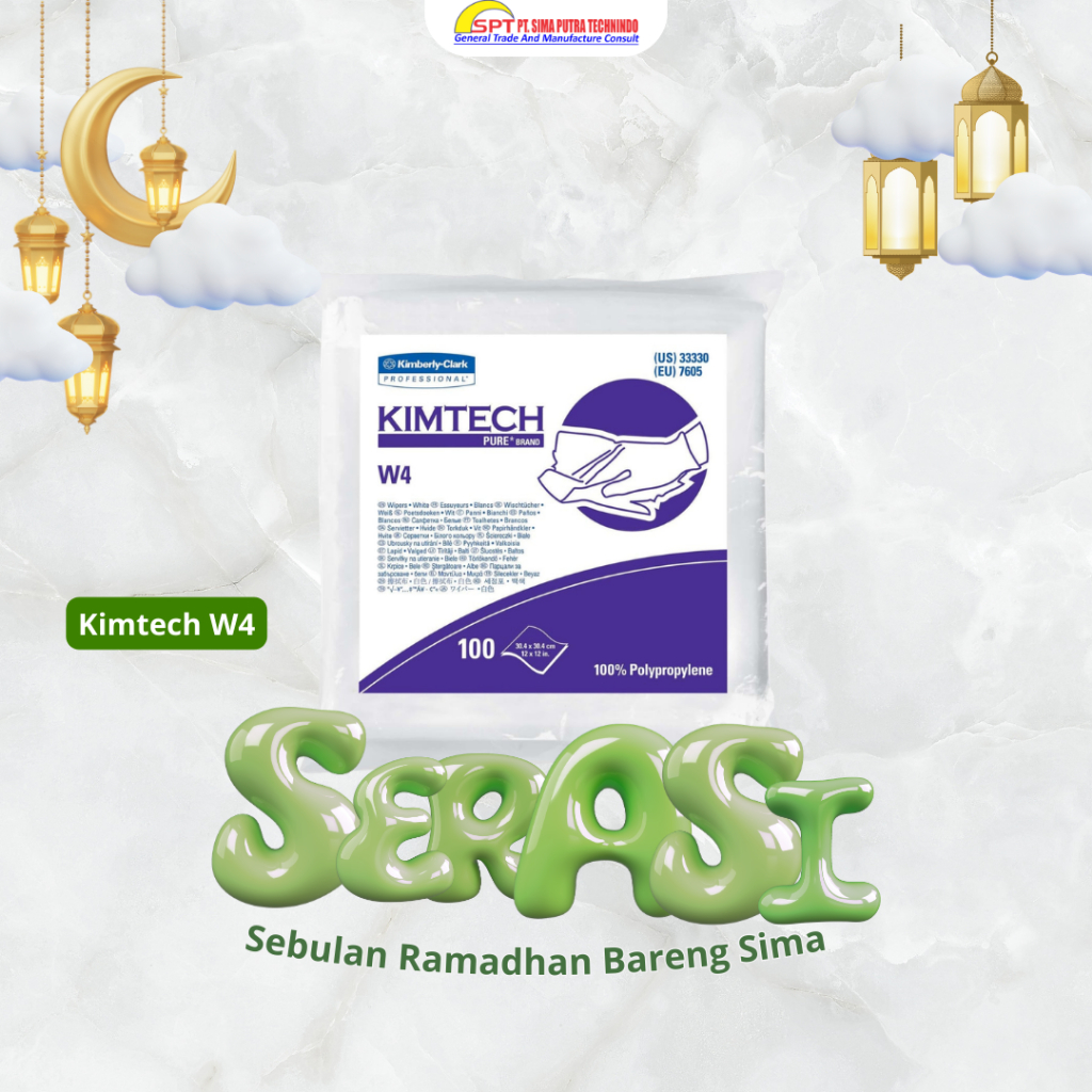 Jual Kimtech Pure*W4 Critical Task Wipers, 1 ply, 100 sheets per pack ...