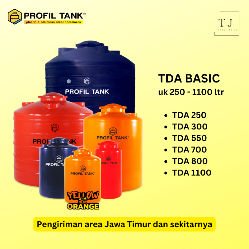 Jual Tandon Air PROFIL TANK TDA 250L 300L 550L 700L 800L 1100L Toren ...