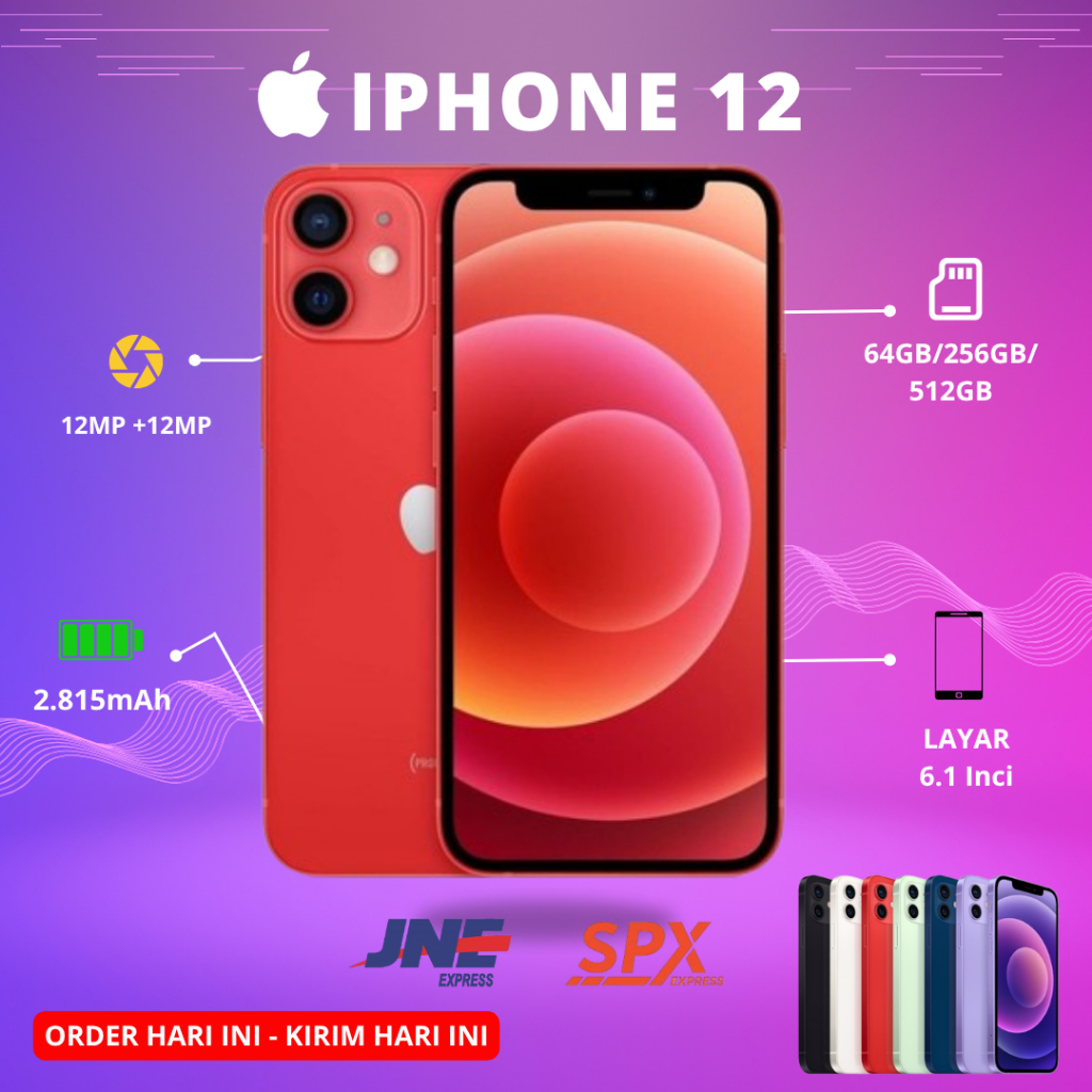 Jual IPhone 12 Second Terlengkap & Harga Terbaru Juni 2026 | Shopee ...