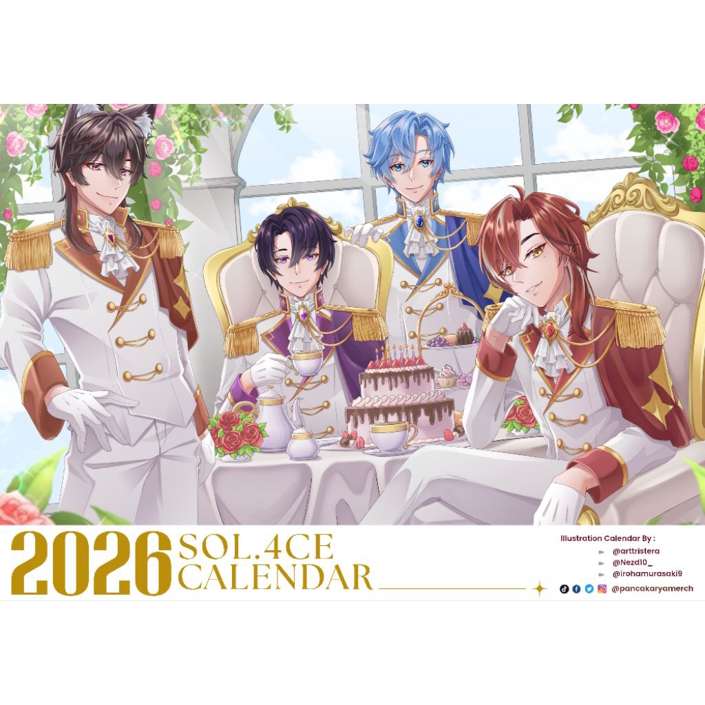 Jual Kalender Meja Sol.4ce (Desk Calendar Sol.4ce 2026) | Shopee Indonesia